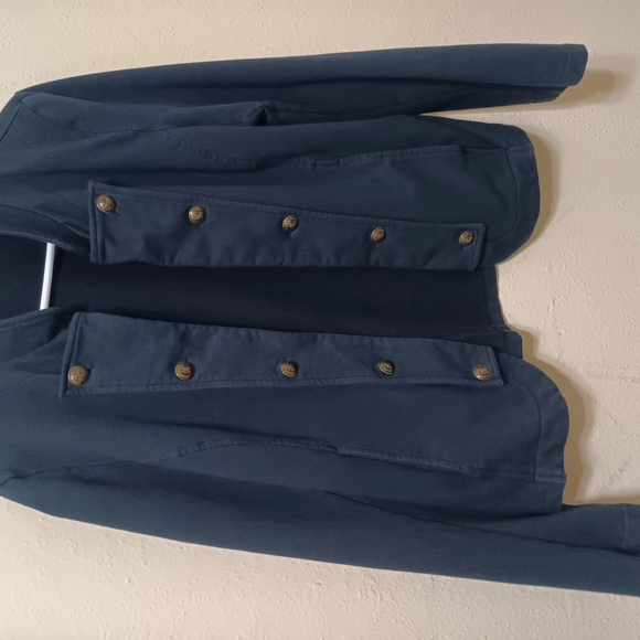 Tommy Hilfiger | Jackets & Coats | Navy Blue Buttonup Jacket | Poshmark